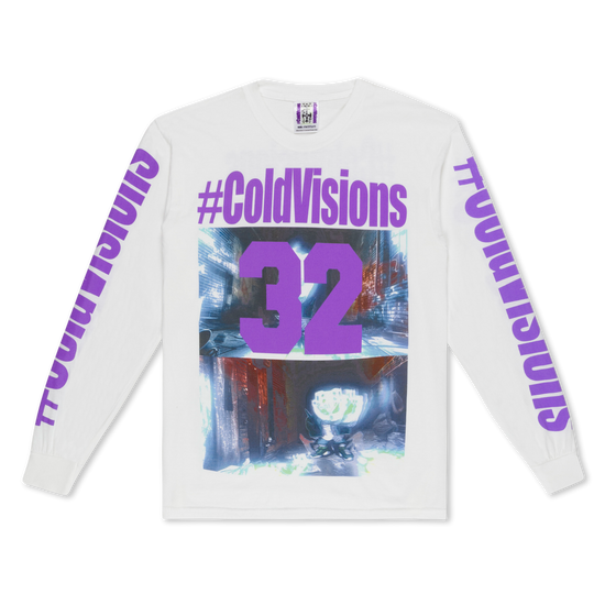 COLD VISIONS 32 WHITE LONG SLEEVE – Bladee